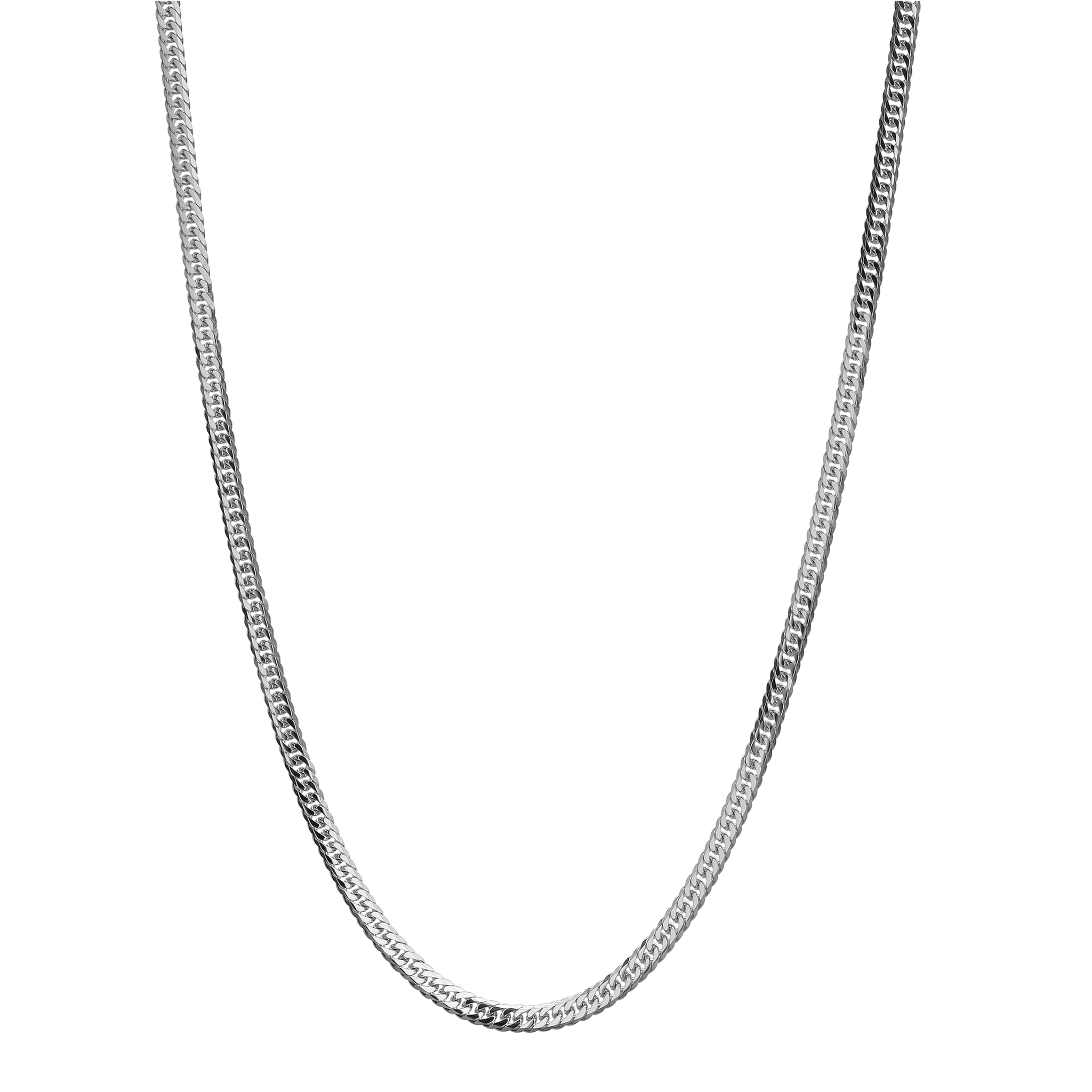 Double Cuban Necklace "Oliver" | Silver 5mm
